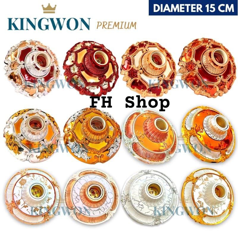 Jual FITTING LAMPU PLAFON HIAS MODERN KINGWON TEMPAT LAMPU PLAFON ...