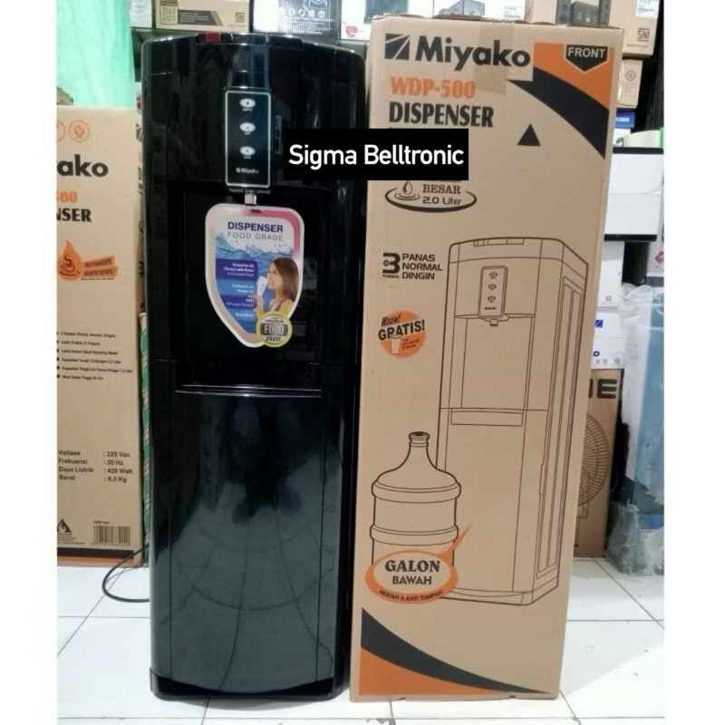 Jual Dispenser galon bawah Miyako WDP-500. 3 Kran air panas, dingin ...