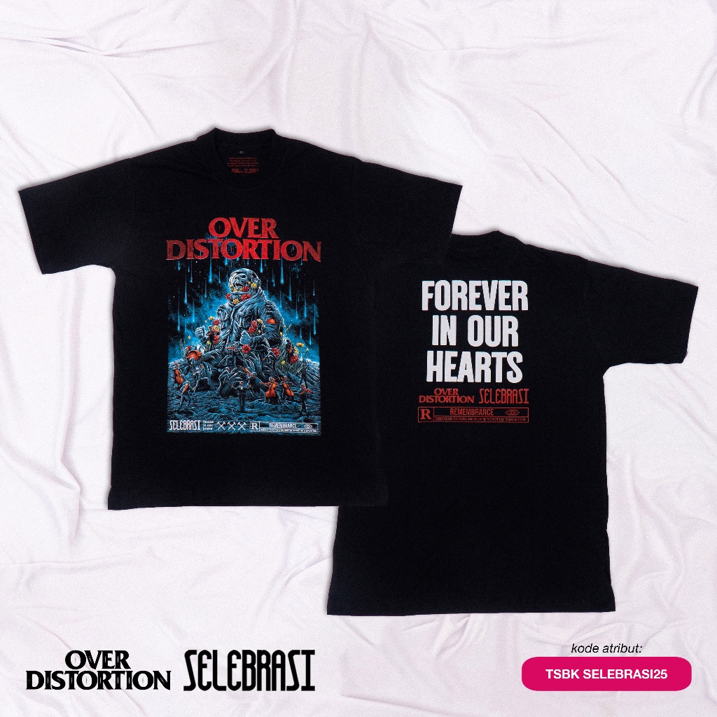 Jual READY STOCK // Over Distortion // SELEBRASI 25 // Tshirt // Black ...
