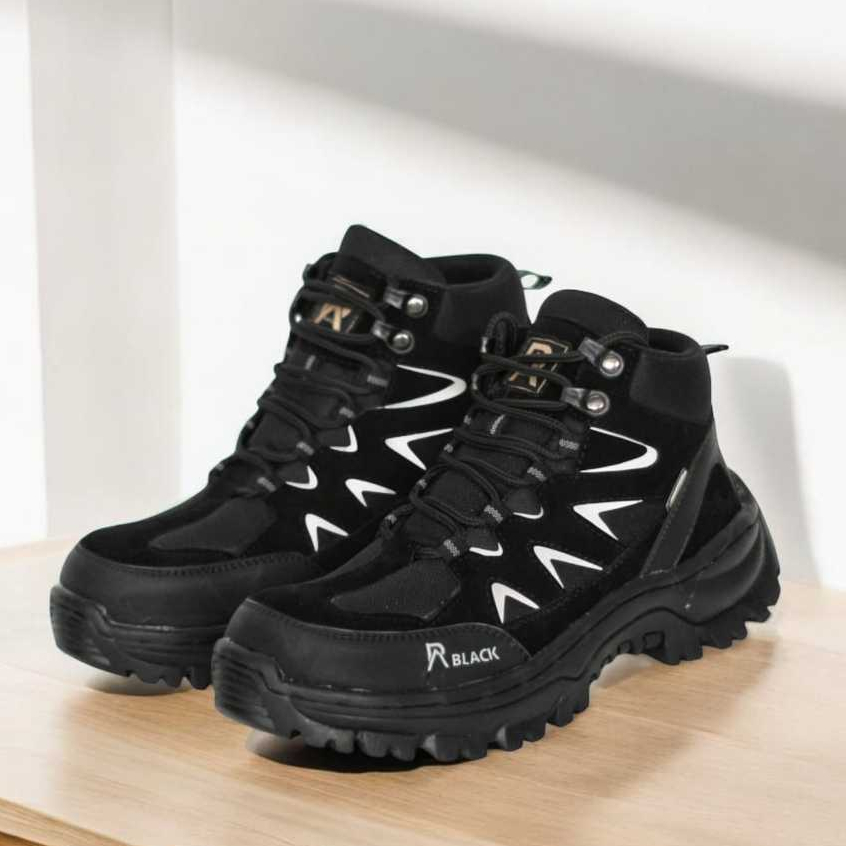 Jual Portibee Tracker Sepatu Safety Boots Pria Wanita Original RA BLACK ...