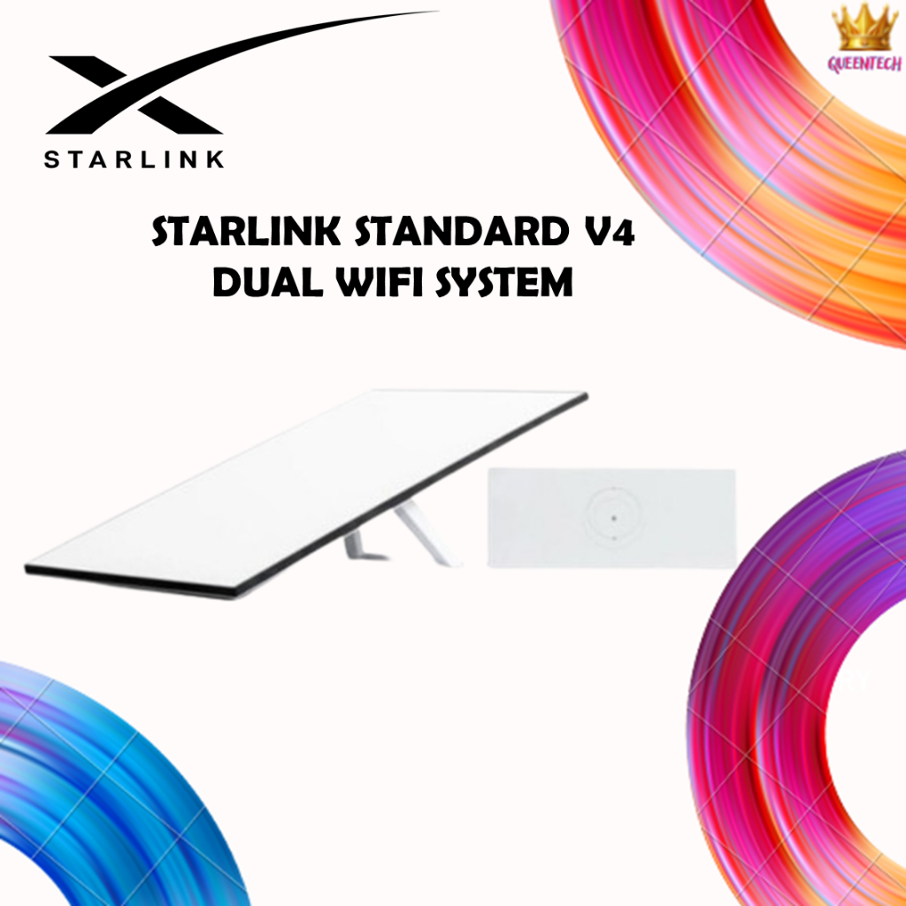Jual STARLINK STANDARD V4 DUAL WIFI SYSTEM W/ 2 LAN PORT RJ45 | Shopee ...