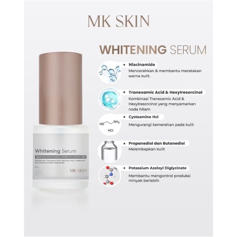 Jual Whitening Serum MK SKIN by Maharani Kemala Original Essence ...