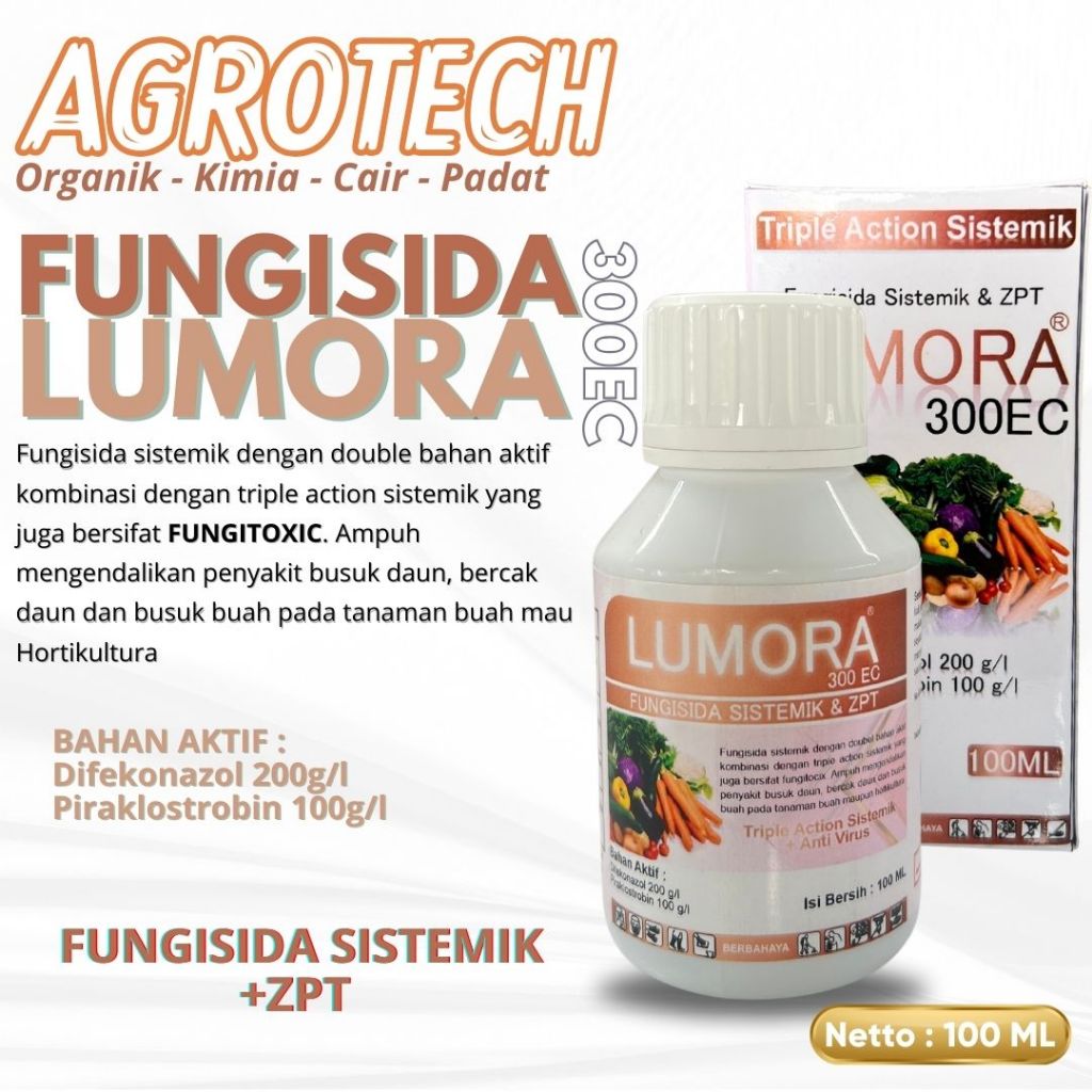 Jual LUMORA 300EC Fungisida Sistemik Premium Triple Action Mengatasi ...