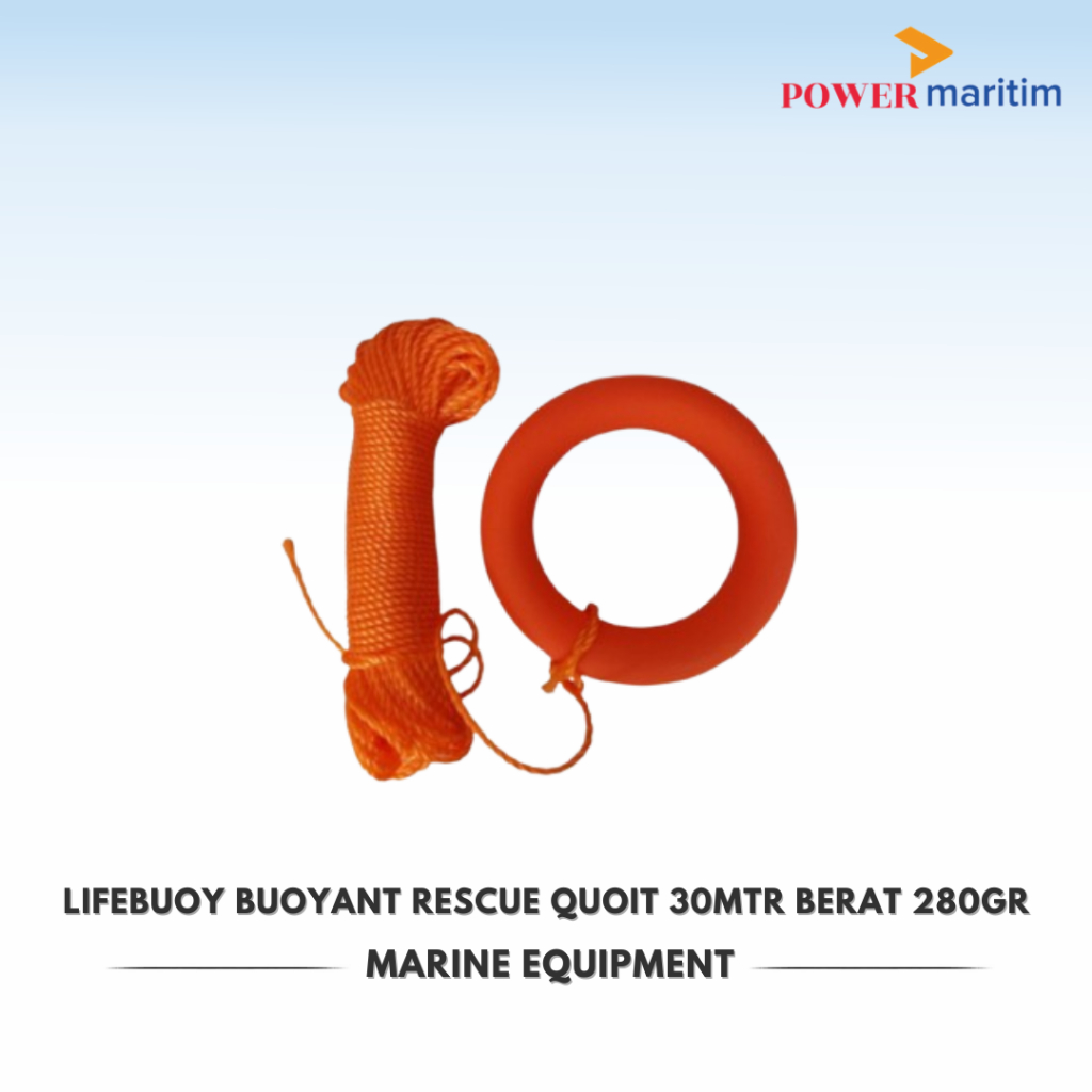 Jual Life buoy Buoyant Rescue Quoit 30 Meter 280 Gram Tali Pelampung ...
