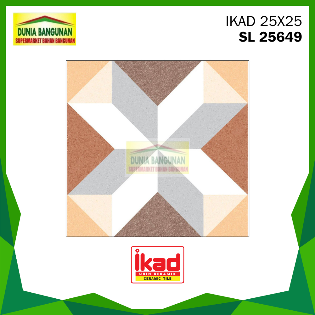 Jual Keramik 25x25 IKAD SL Motif SL 25649 Keramik Kamar Mandi / Keramik ...