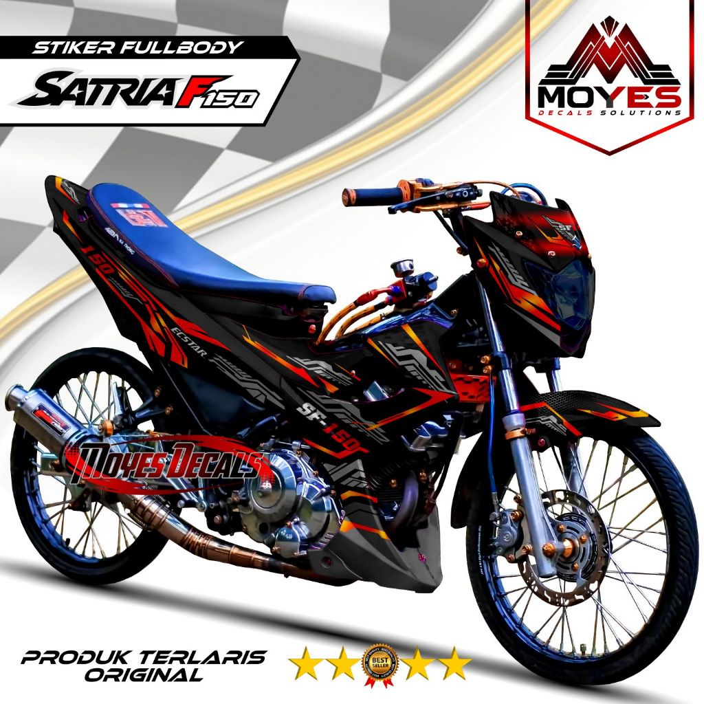Jual TERLARIS Decal Satria F 150 Facelift Fullbody Stiker Variasi ...