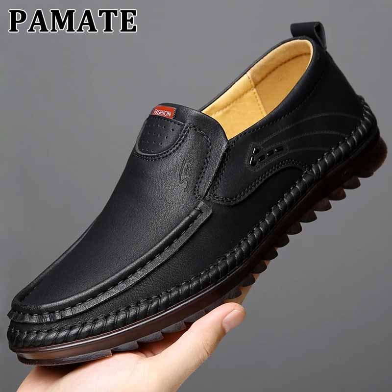 Jual Sepatu Loafer Pria Kekinian Hitam Hadiah Elegant Original PAMATE ...