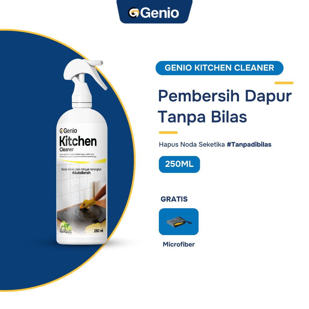 Jual GENIO Kitchen Cleaner - pembersih kompor, kerak, dapur | Shopee ...