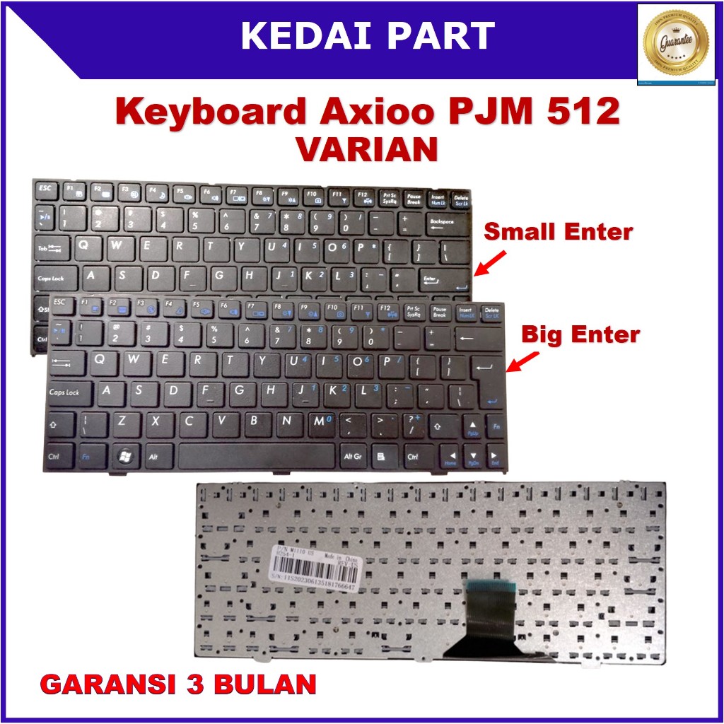 Jual KEYBOARD AXIOO PJM CJM 512 522 615 812 912 1100 M1110 M1110Q M1111 M1115 | Shopee Indonesia