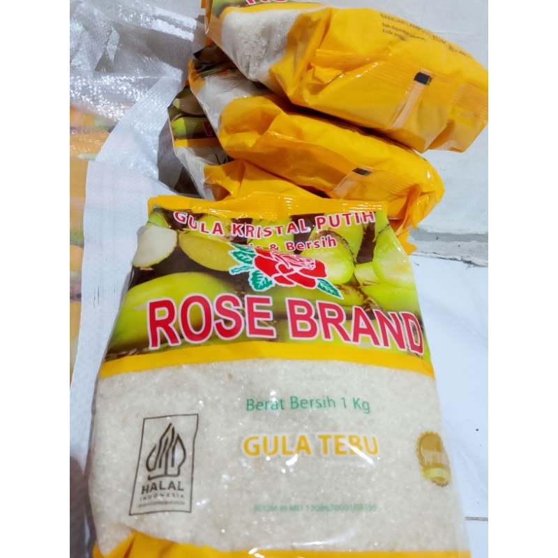 Jual gula rose brand kuning 1 kg | Shopee Indonesia
