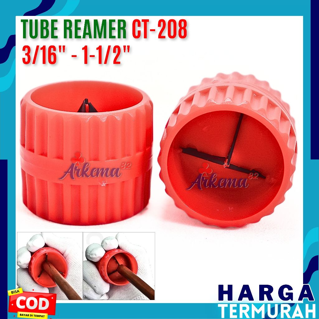 Jual REAMER / RIMER PIPA TEMBAGA AC / REMER FLARING CT208 3/16" - 1.1/4 ...