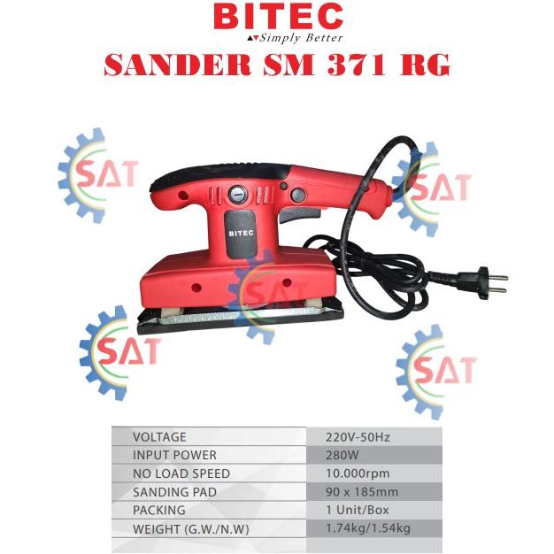 Jual MESIN AMPLAS SANDER BITEC SM 371 RG | Shopee Indonesia