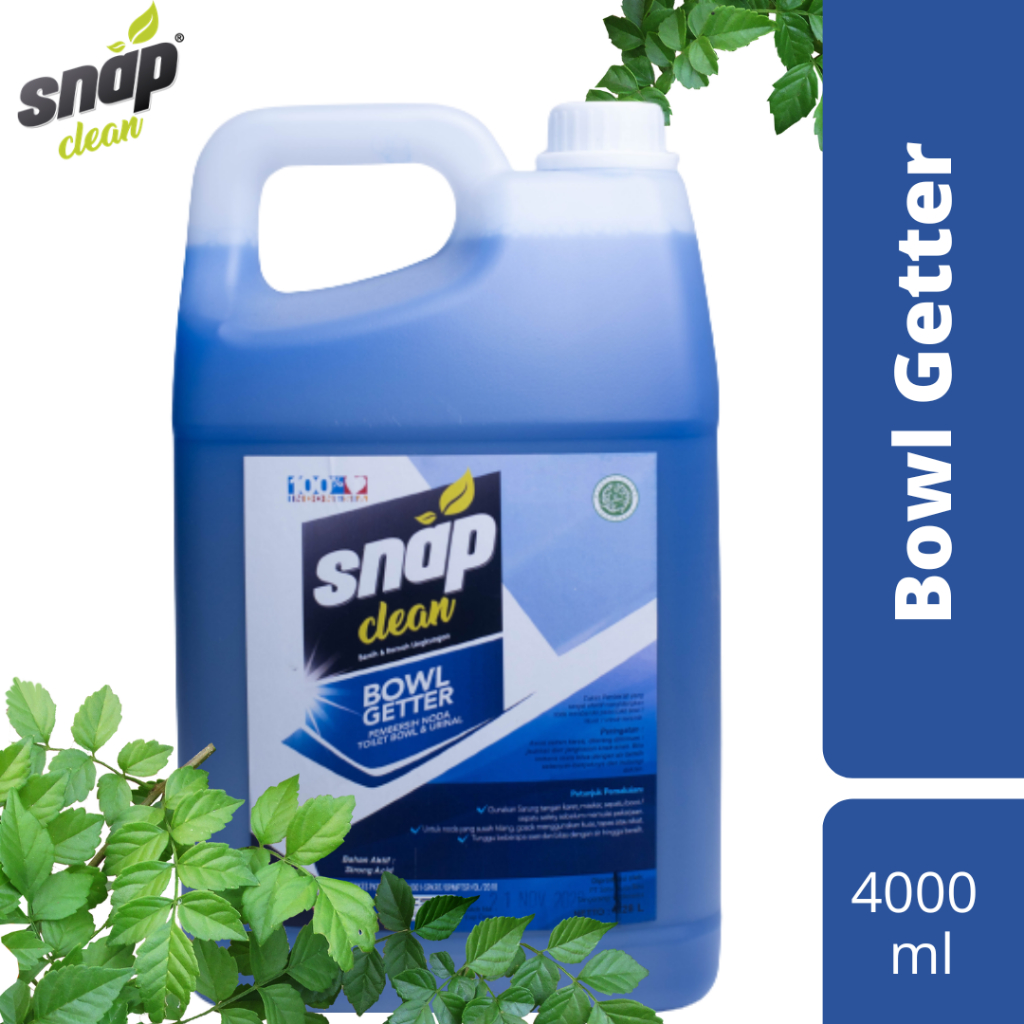 Jual Pembersih Toilet Bowl Getter Snap Clean 4 liter | Shopee Indonesia