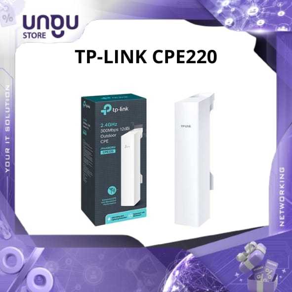 Jual Wireless TP-LINK CPE220 Outdoor Access Point 2.4GHz 300Mbps CPE ...