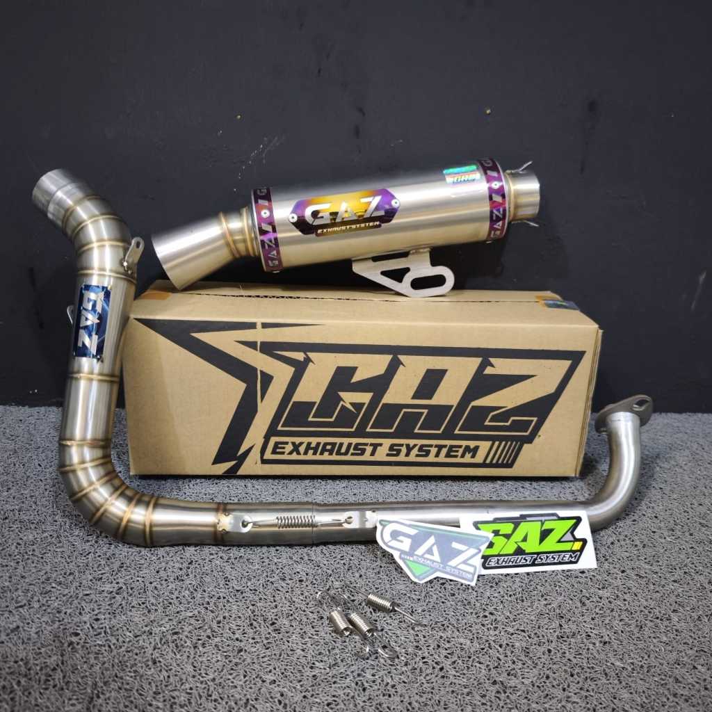 Jual Knalpot Matic Samlong Style Titan Original GAZ EXHAUST Beat Mio ...