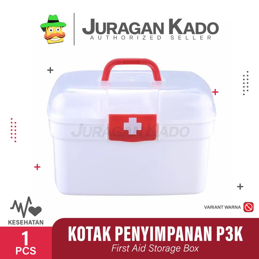 Jual Kotak Obat P3K Kotak Penyimpanan Obat Medicine Box Organizer Kotak ...