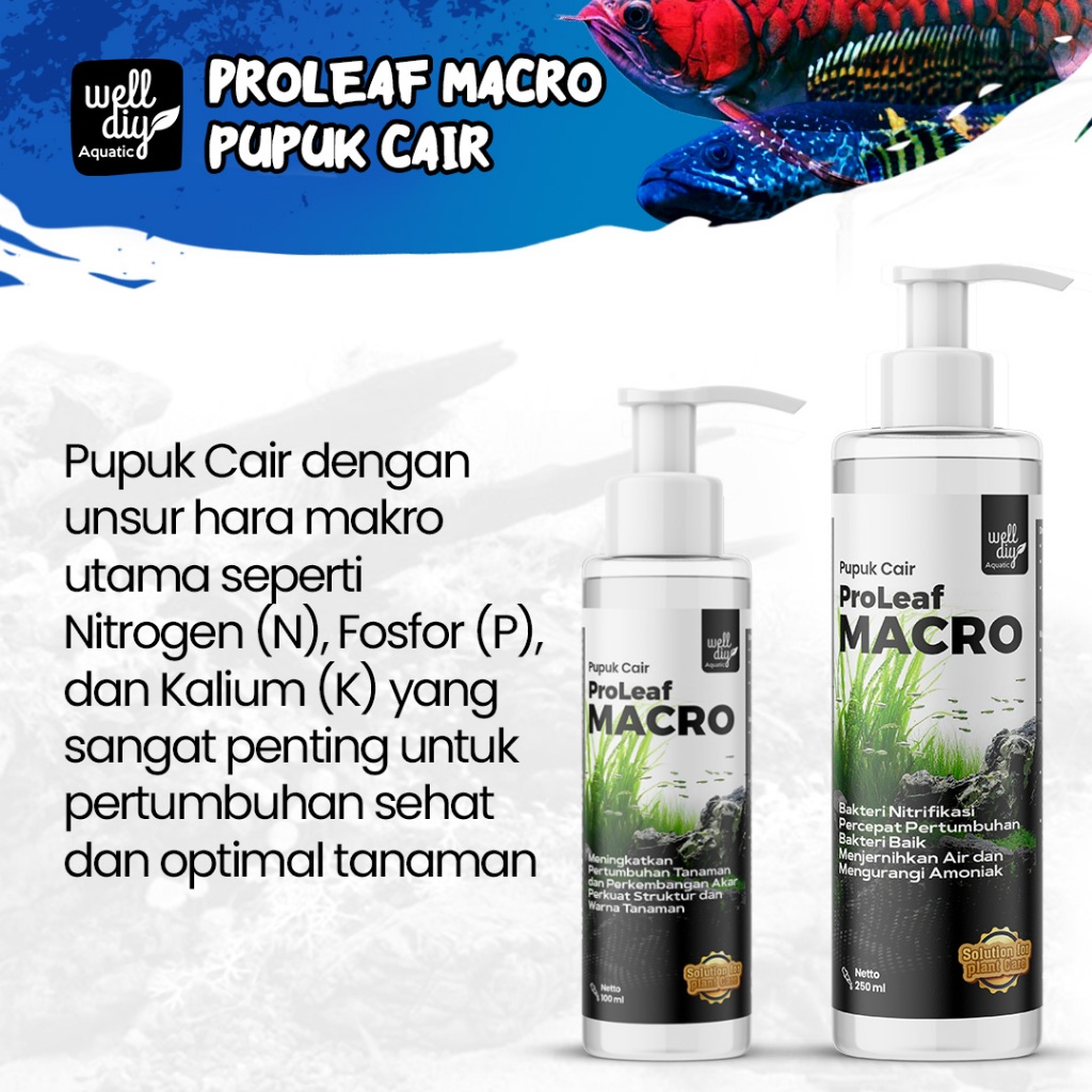 Jual Pupuk Cair Aquascape Proleaf Macro 100ml 250ml | Shopee Indonesia