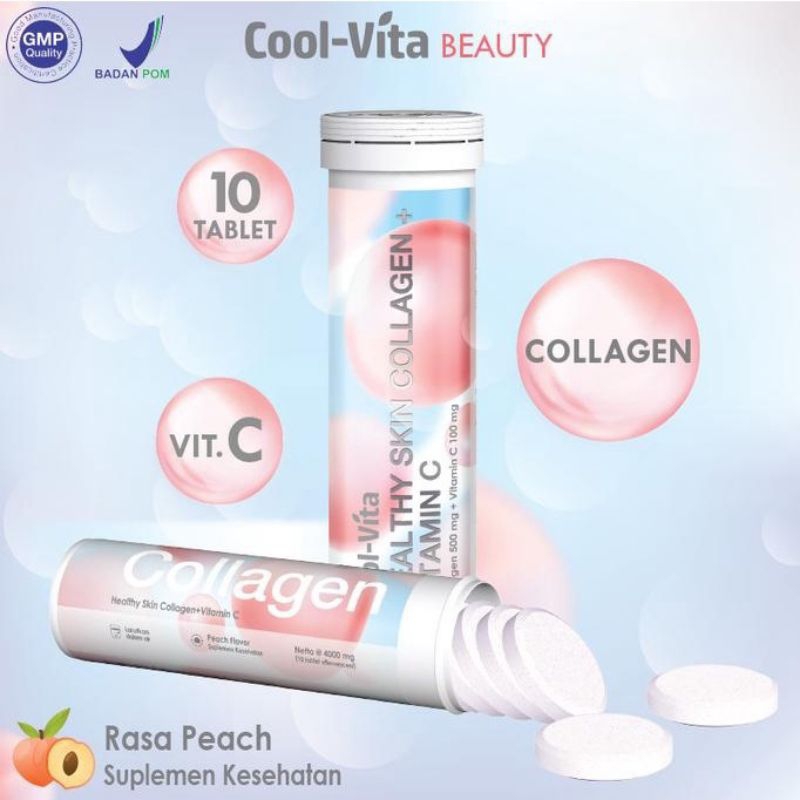 Jual Minuman Kolagen Cool-Vita Healthy Skin Collagen dan Vitamin C Merawat Kesehatan dan ...