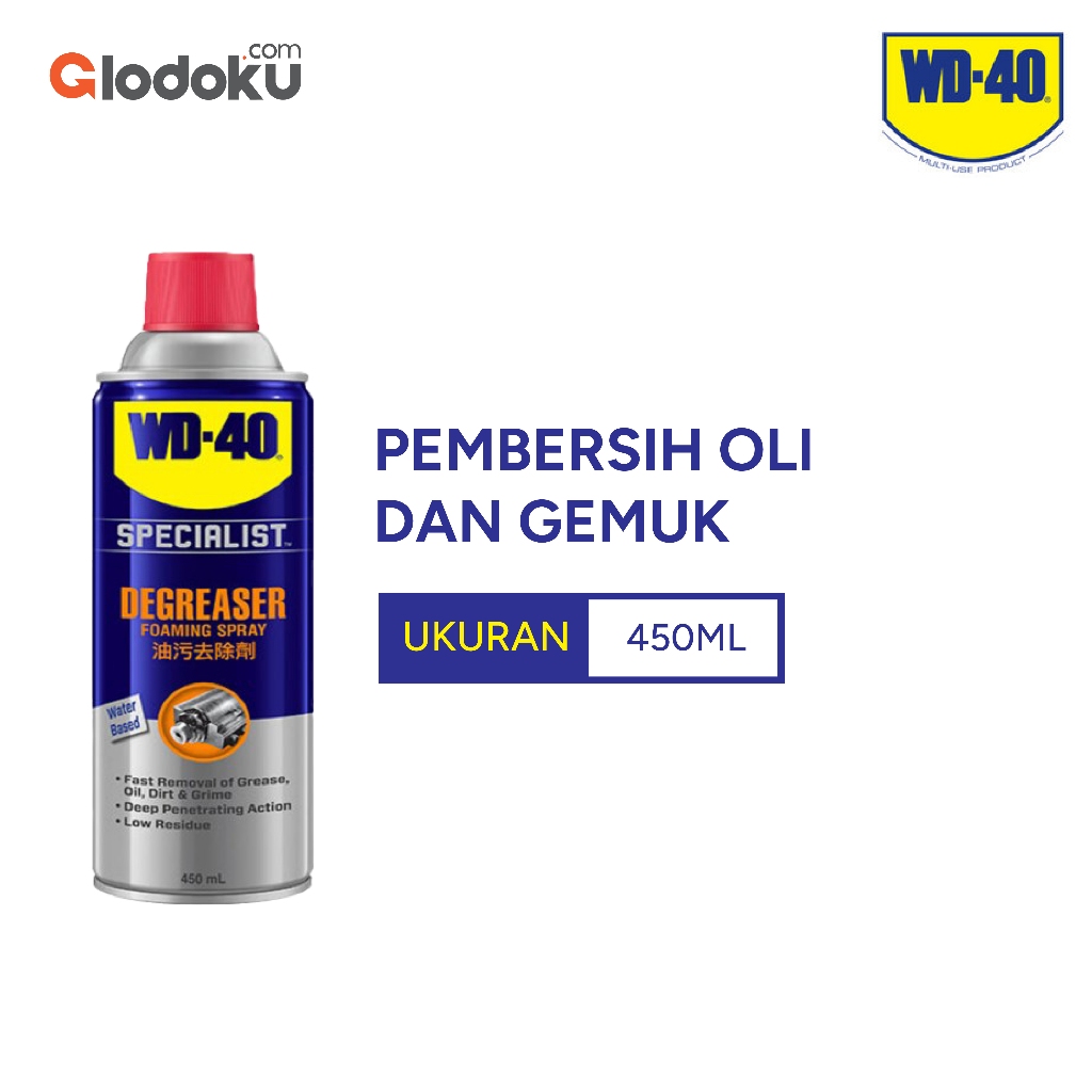 Jual WD-40 DEGREASER FOAMING SPRAY 450 ML | Shopee Indonesia