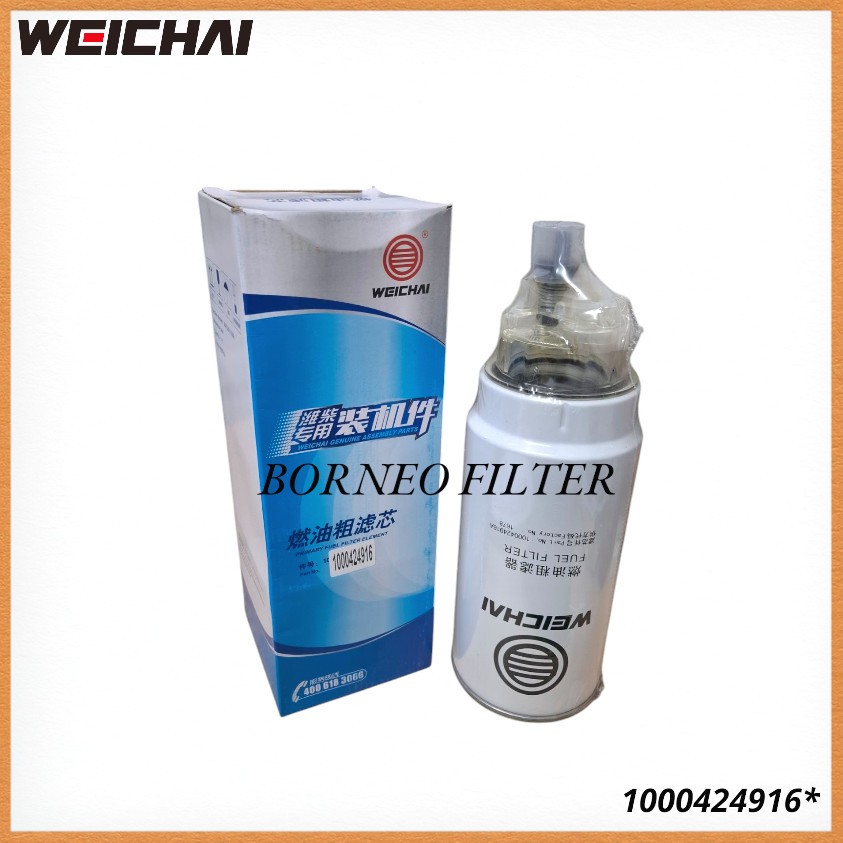 Jual 1000424916 Weichai * Fuel Filter Water Separator + Bowl ...