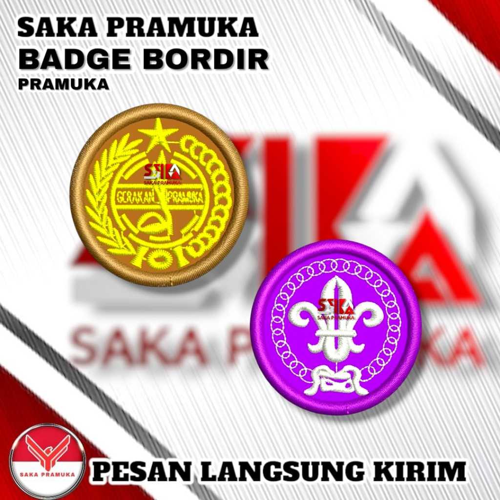 Jual Logo bordir bed tunas kelapa kitri pandu pelantikan pramuka ...