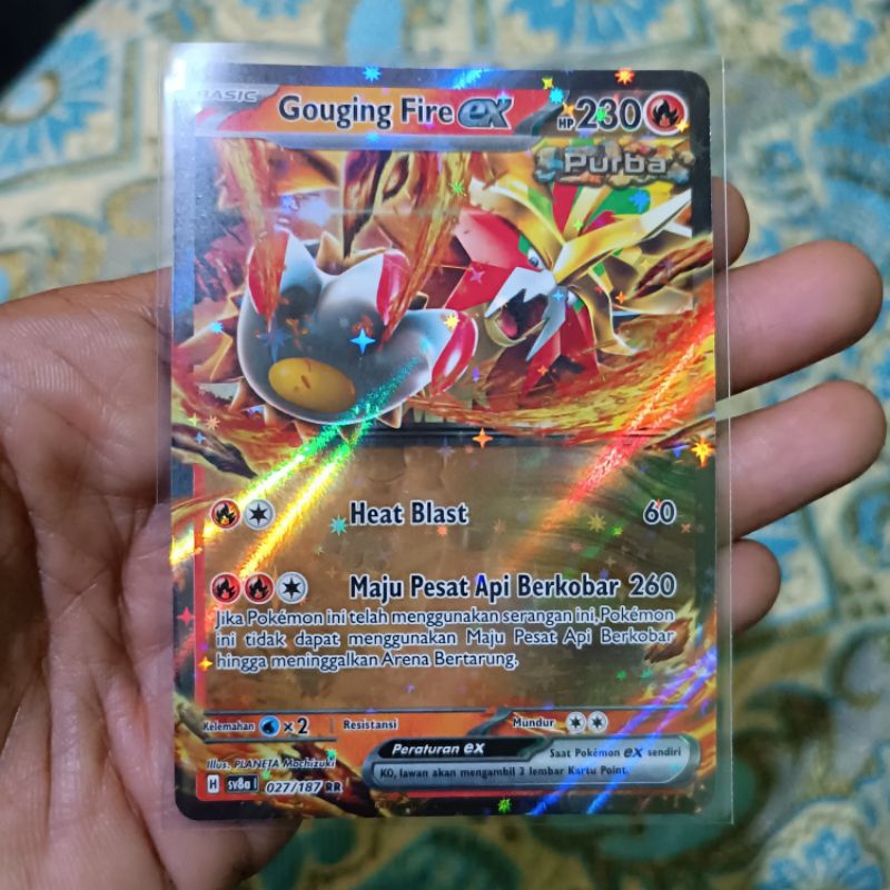 Jual Kartu Pokemon Gouging Fire ex (RR) - 027/187 - Festival Terastal ...
