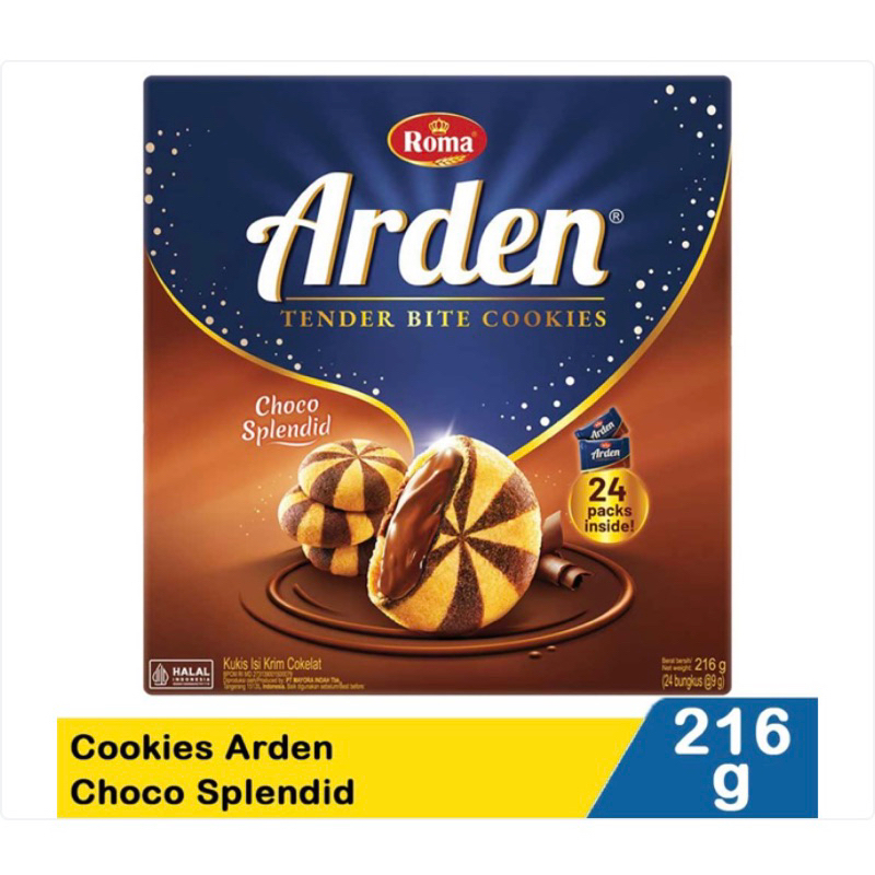 Jual Roma Arden Choco Splendid 216 g | Shopee Indonesia