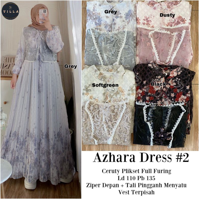 Jual AZHARA DRESS by Villa | Shopee Indonesia