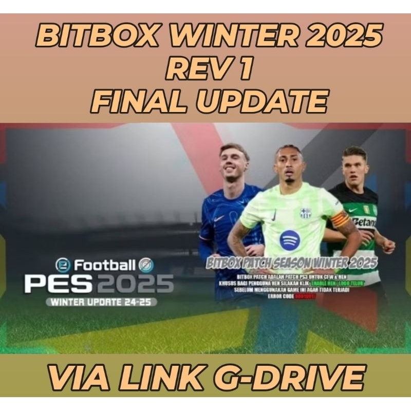 Jual [Via G-Drive] PES BITBOX WINTER 2025 Rev 1 Update Final Transfer ...