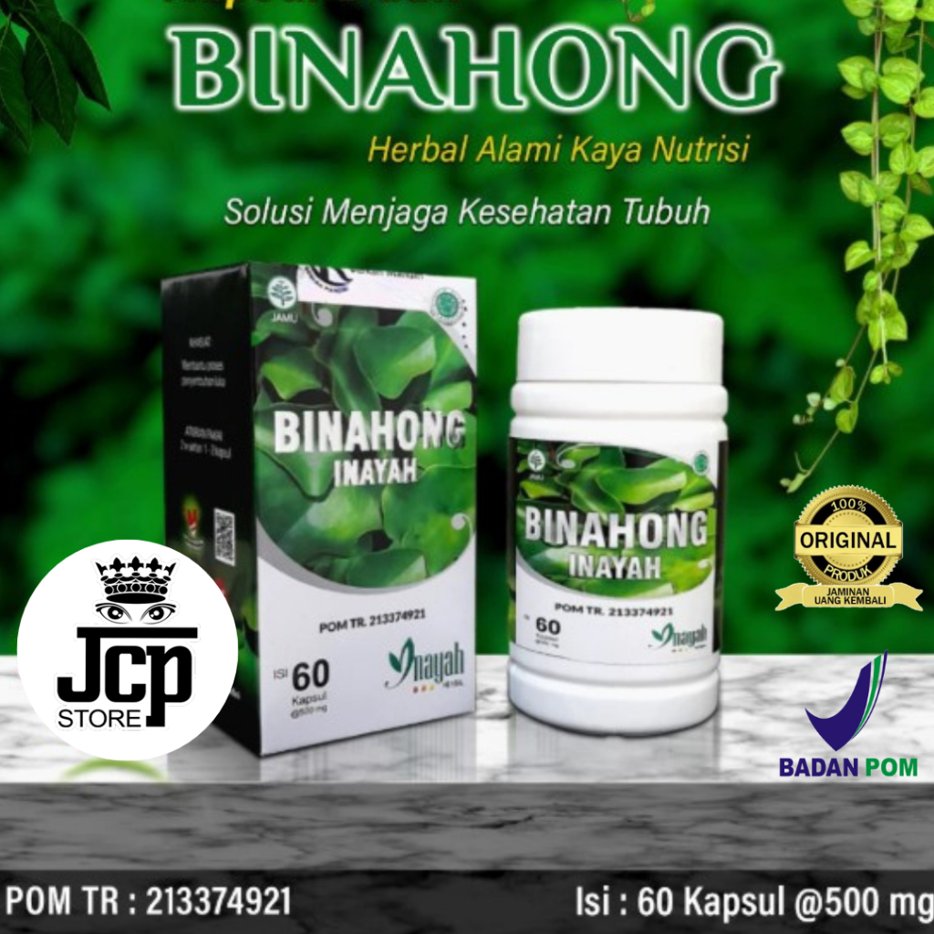 Jual Kapsul Daun Binahong Inayah BPOM 100% Original | Shopee Indonesia