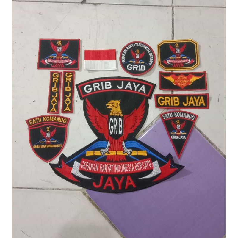 Jual LOGO BORDIR GRIB JAYA satu set | Shopee Indonesia