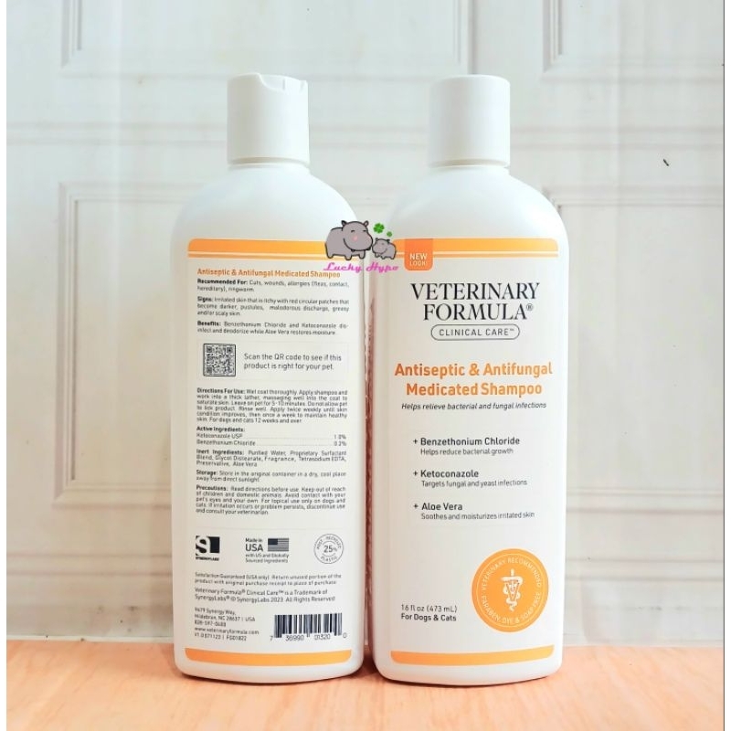Jual Shampo Jamur Anjing Kucing Veterinary Formula Antiseptic ...