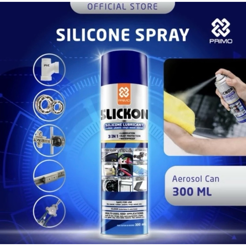 Jual silicone spray / pelumas 3 in 1 primo | Shopee Indonesia