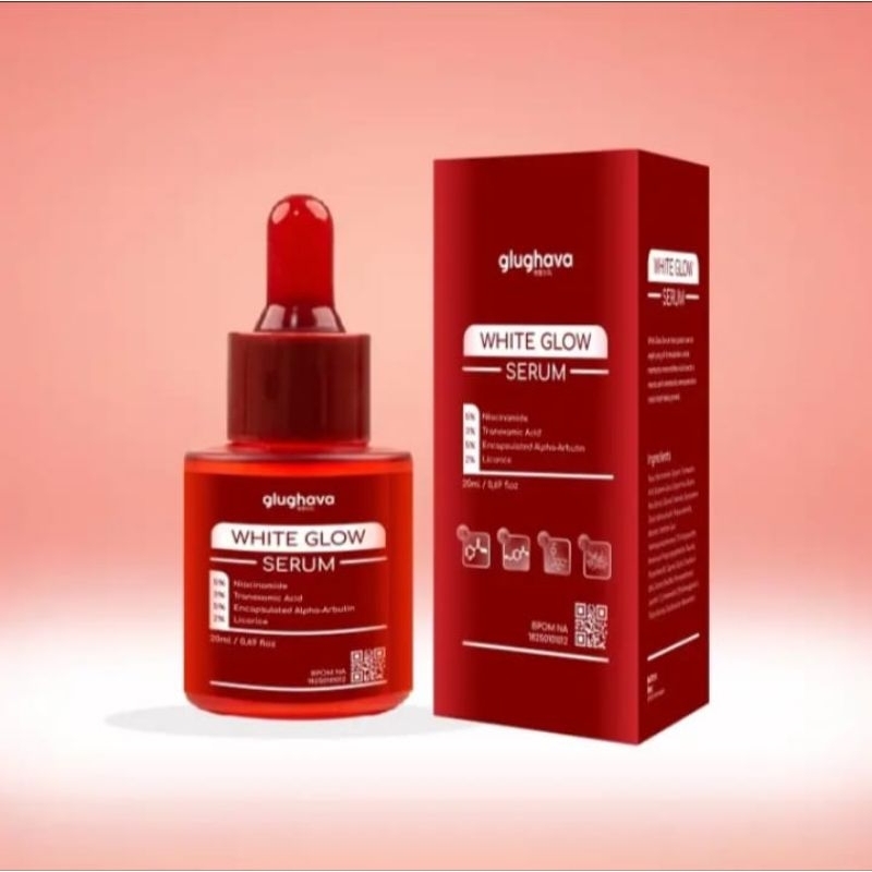 Jual NEW GLUGHAVA PUSAT- WHITEGLOW SERUM- Serum Wajah-Whitening ...