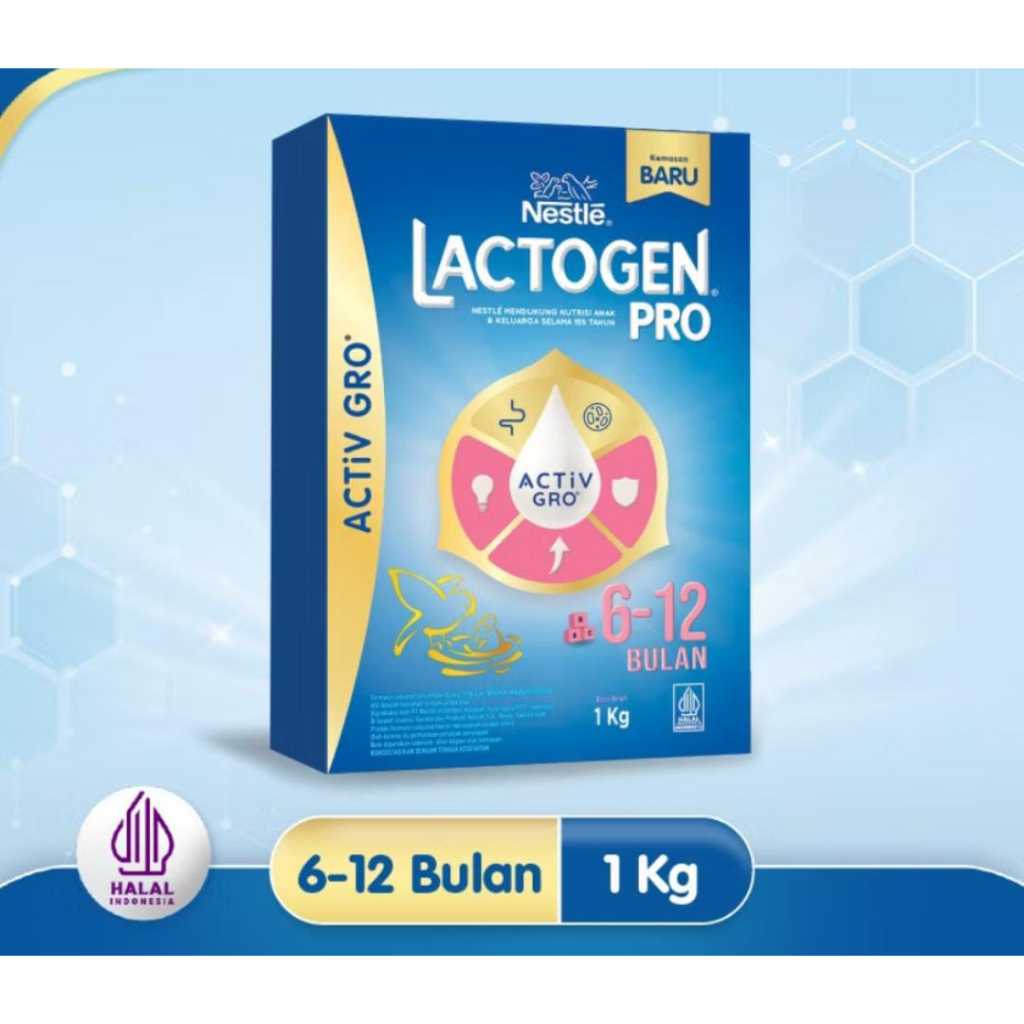 Jual Nestle LACTOGEN PRO 6-12 Bulan ACTiVGRO Susu Formula Original 1000gr x 1 dus | Shopee Indonesia