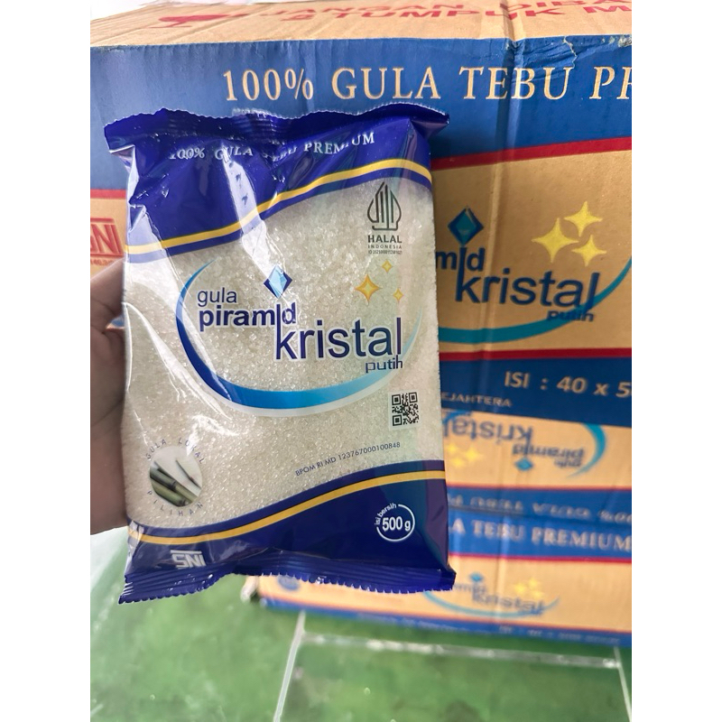 Jual gula pasir merk pyramid 500gr | Shopee Indonesia