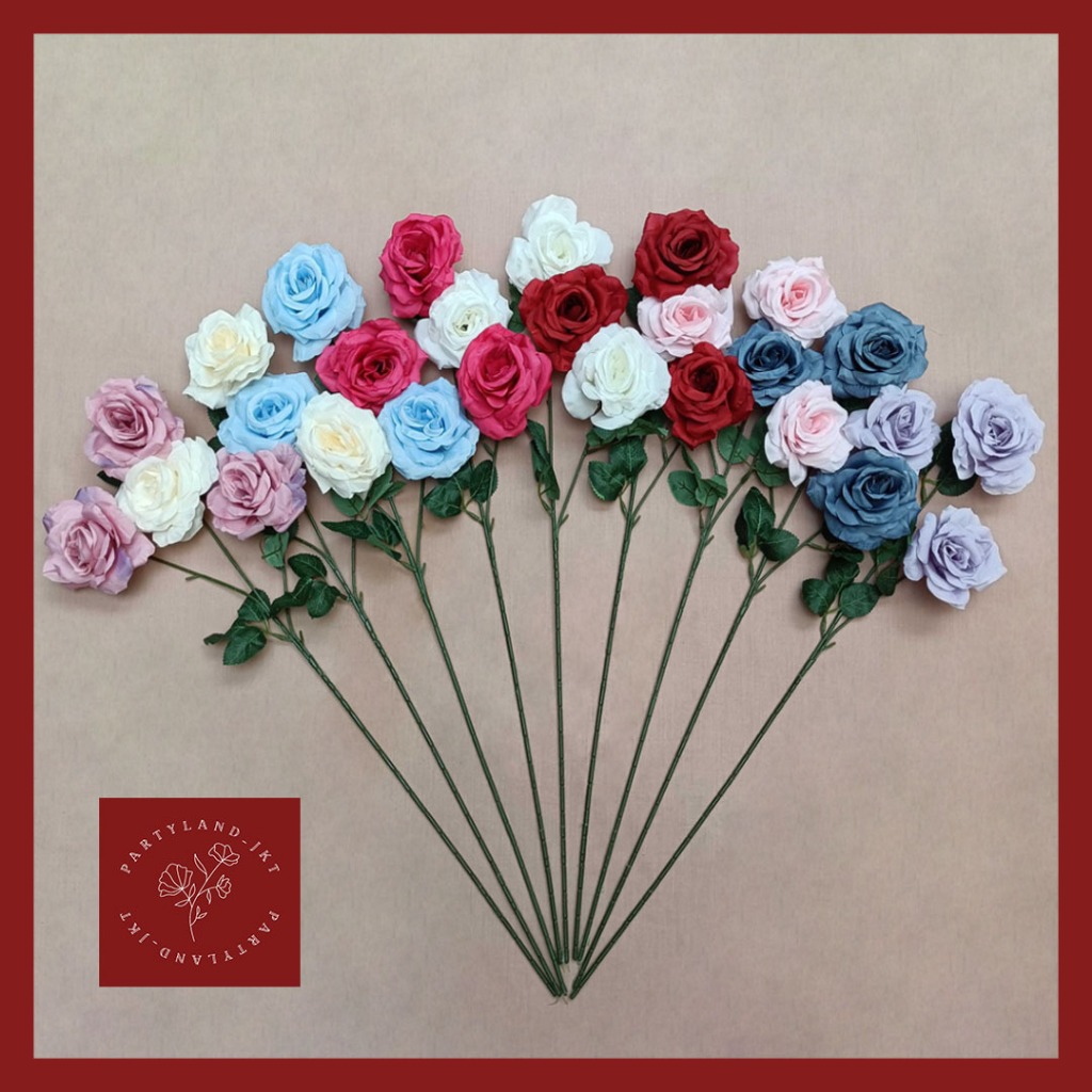 Jual Artifical Diamond Rose K3 Bunga Rose Bintang Bunga Mawar Palsu ...