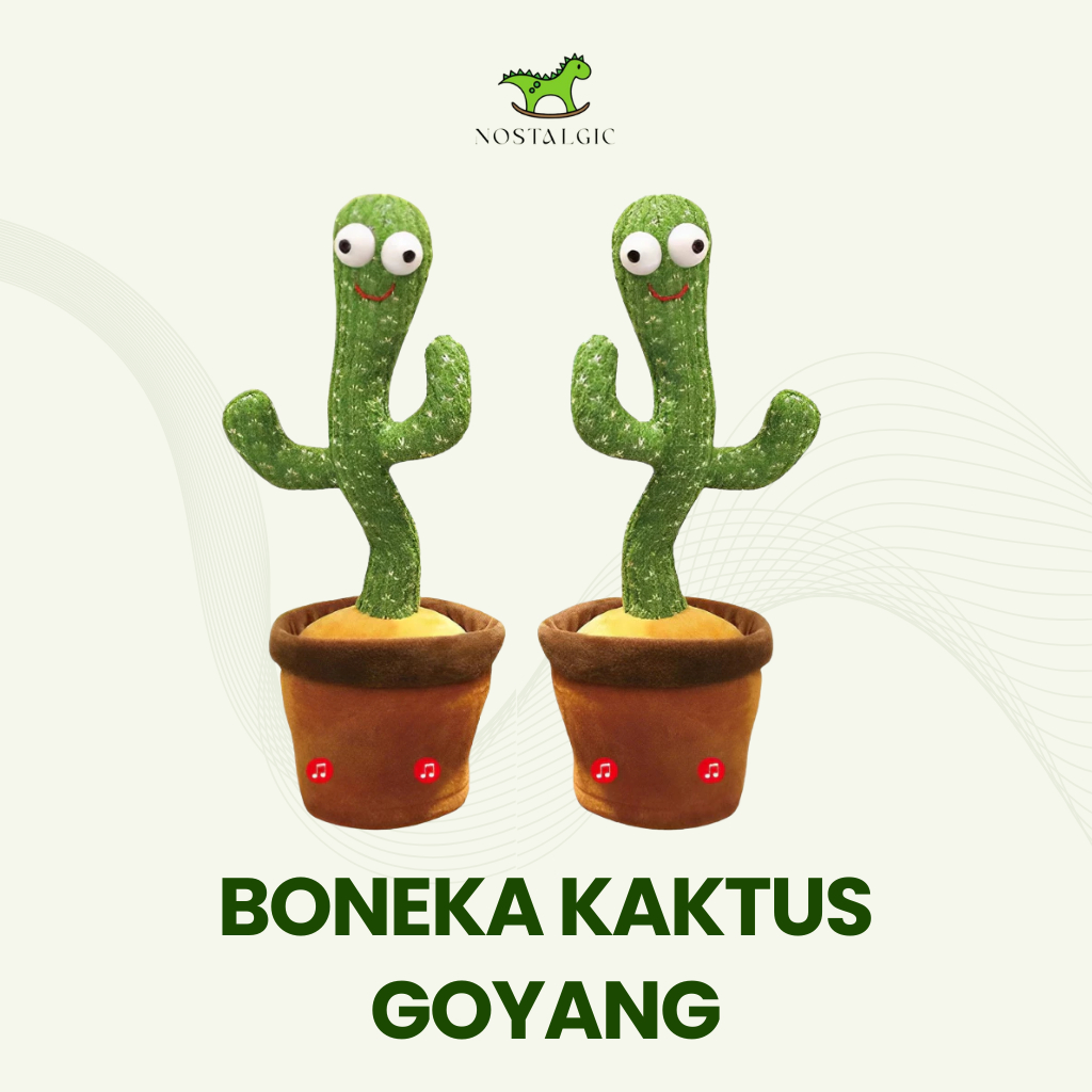 Jual Cactus Toy Boneka Pintar Kaktus Joget Joged Goyang Bisa Ngomong ...