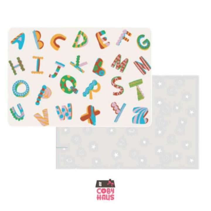 Jual Cobyhaus XPE Playmat Pixel ABC | Karpet Matras Roll Anak Premium ...