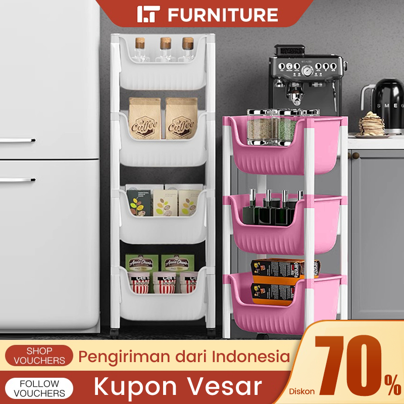 Jual Rak Dapur Rak Susun Serbaguna Kecil Rak Buku Susun Tempat Rak ...