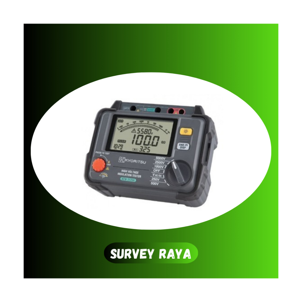 Jual KYORITSU 3125A HIGH VOLTAGE INSULATION TESTER MEGGER 5KV 5000V ORI ...