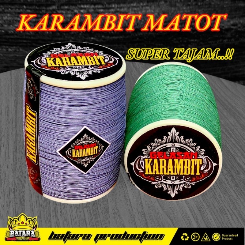 Jual Senar Gelasan Layangan KARAMBIT Matot Tajam Untuk Tarik Dan Jepret ...