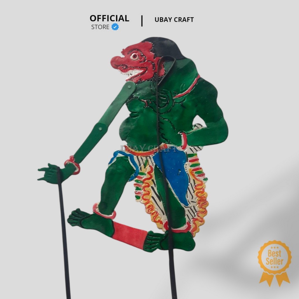 Jual WAYANG KULIT WAYANG MAINAN BUTO IJO TINGGI -+45CM | Shopee Indonesia