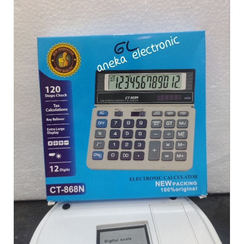 Jual Kalkulator Digital CT-868N 12 Digits | Shopee Indonesia