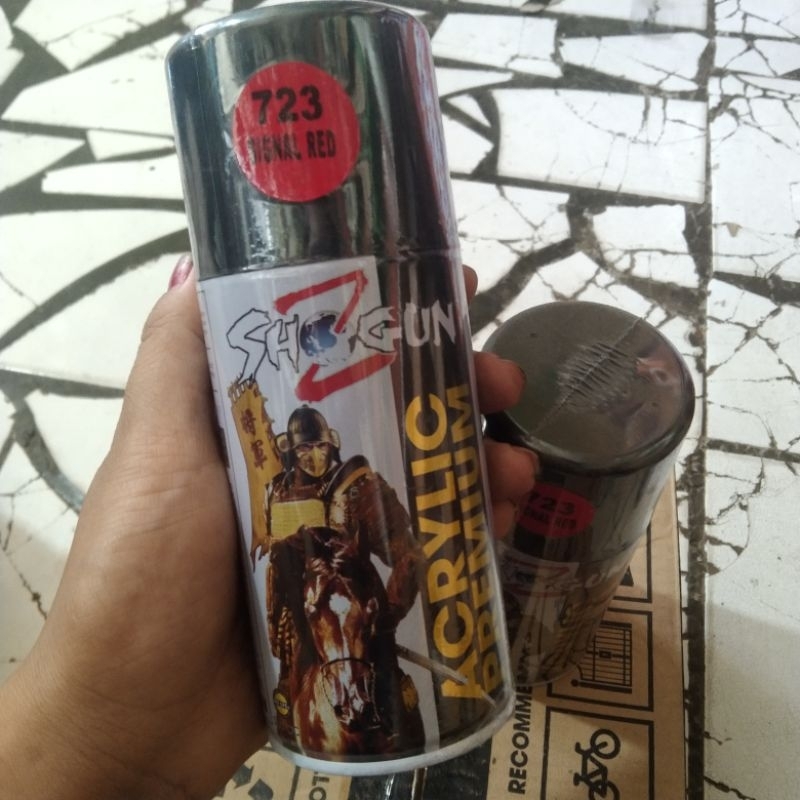 Jual SHOGUN Z 723 SIGNAL RED 300 CC cat semprot/Pilok Shogun z signal ...