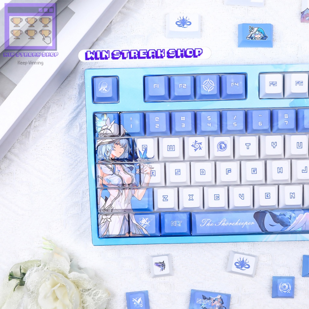 Jual Wuthering Waves Keycaps - Shorekeeper Keycaps PBT/ PBT Keycaps ...