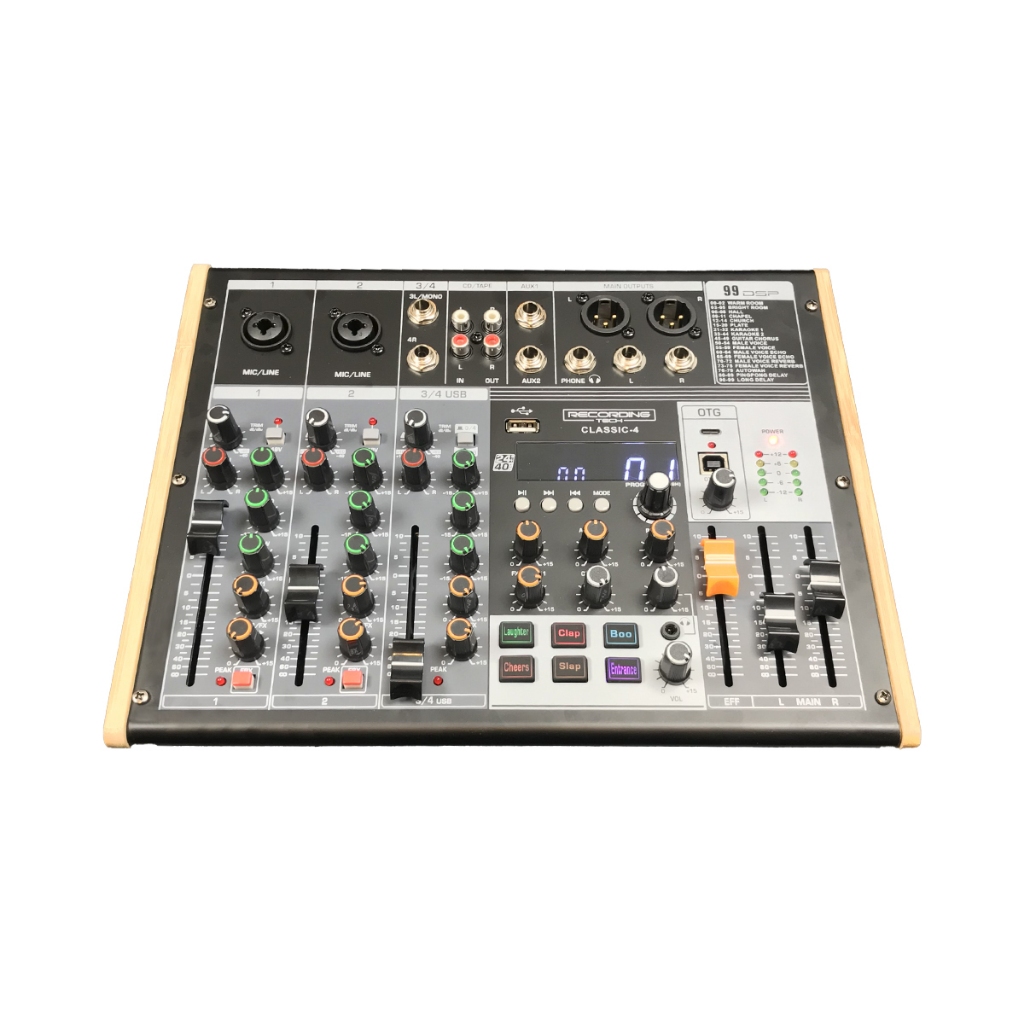 Jual Recording Tech CLASSIC 4 4 Channel Audio Mixer With Built in ...