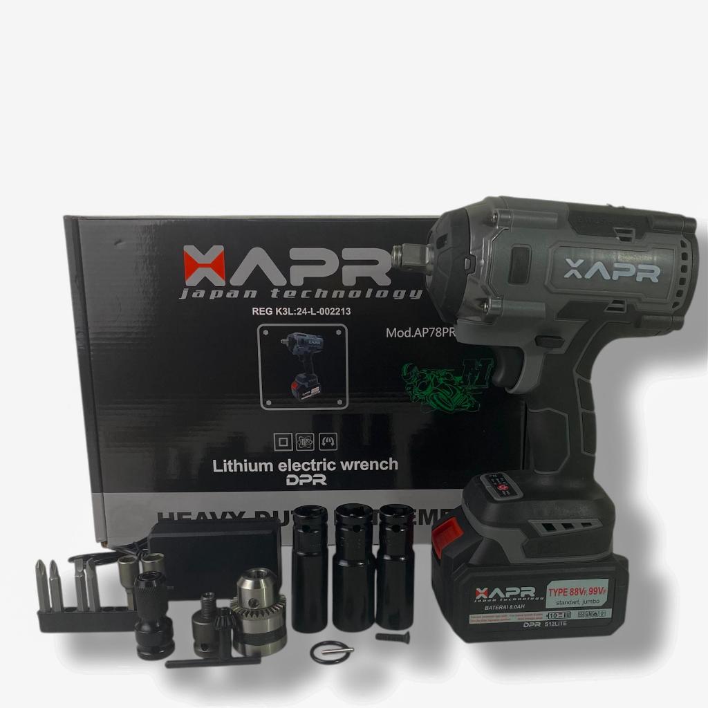 Jual XAPR Bor Cordless impact wrench jumbo ap78promaxm Untuk Bongkar ...