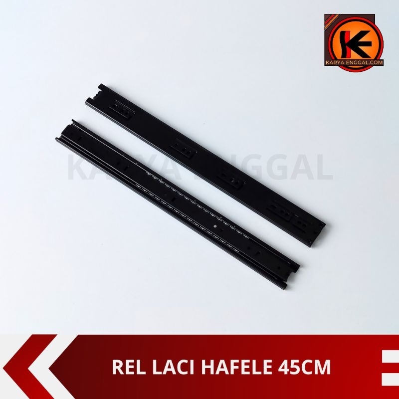Jual Rel Laci Double Track / Rel Laci Full Extention Hafele 45cm ...