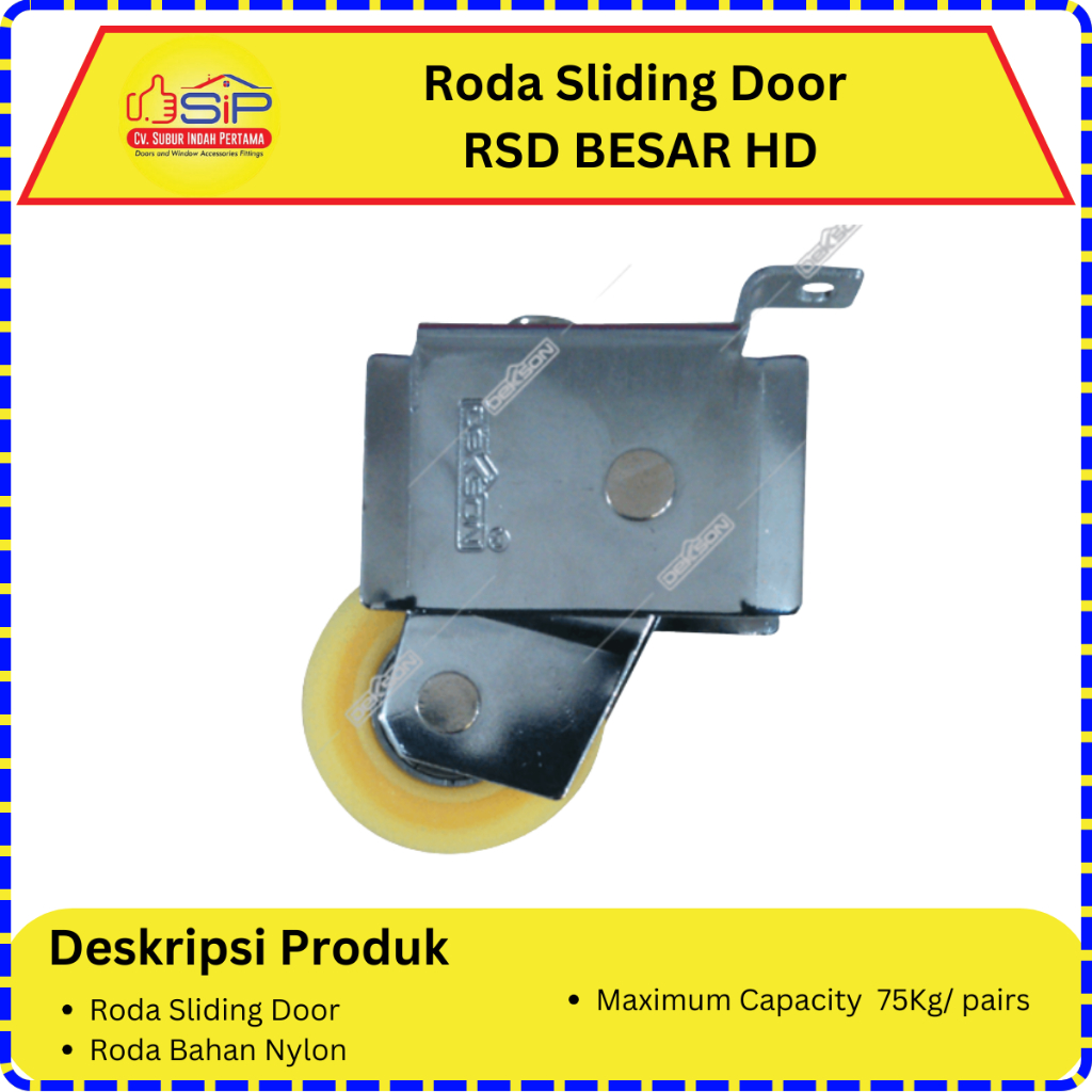 Jual Roda Sliding Door Dekkson Besar HD | Roda Pintu Sliding alumunium ...
